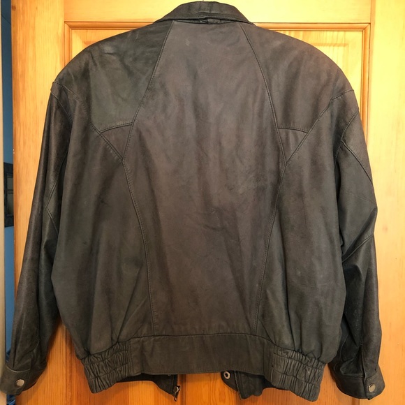 GIII | Jackets & Coats | Vintage Giii Leather Bomber Jacket | Poshmark